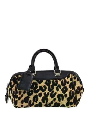 LOUIS VUITTON 2012 Leopard Baby Handbag - Black