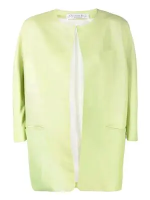 Dior 1980s Silk Jacket - Green