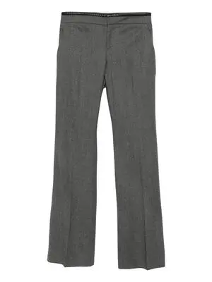 Gucci 2000s Flared Trousers - Grey
