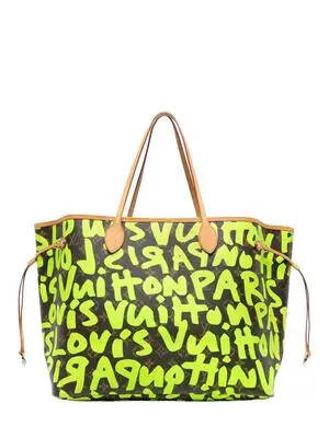 LOUIS VUITTON 2019 Stephen Sprouse Graffiti-print Tote Bag - Green