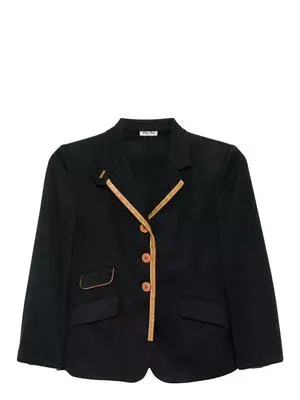 Miu Miu Y2k School Suit Blazer - Blue