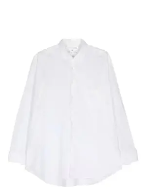 Comme Des Garçons 2000s Button-up Cotton Shirt - White