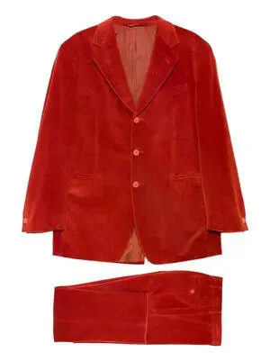 ROMEO GIGLI 1990s Cotton Suit - Red
