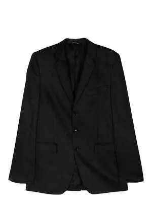 Dolce & Gabbana 2000s Jacquard Single-breasted Jacket - Black