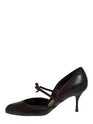SALVATORE FERRAGAMO 70mm Bow-Embellished Leather Pumps