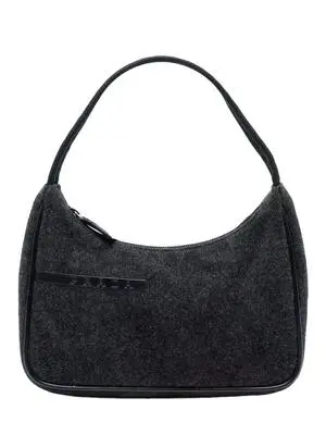 Prada Wool Sport Shoulder Bag - Grey