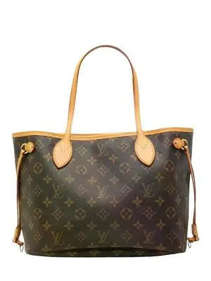 LOUIS VUITTON 2007 Monogram Neverfull Pm Tote Bag - Brown