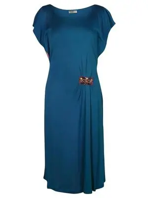 Philosophy Di Alberta Ferretti Embellished Midi Dress - Blue