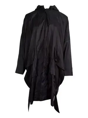 Issey Miyake Hooded Raincoat - Black