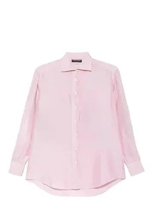 Giorgio Armani 2000s Silk Shirt - Pink