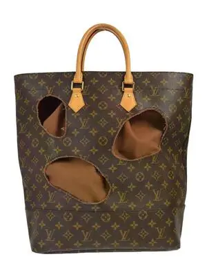 LOUIS VUITTON 2014 X Comme Des Garçons Holes Tote Bag - Brown