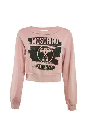 Moschino Question Mark-print Sweatshirt - Pink