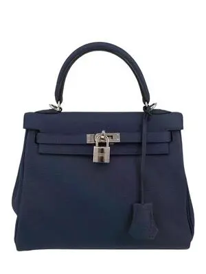 Hermès 2022 Kelly 25 Handbag - Blue
