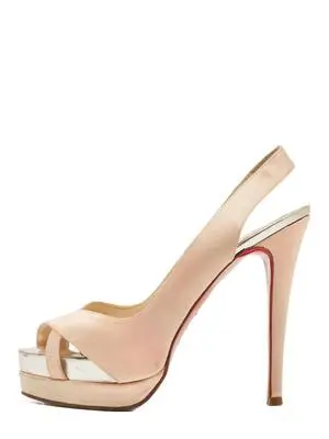 CHRISTIAN LOUBOUTIN 135mm Leather Heeled Sandals - Pink