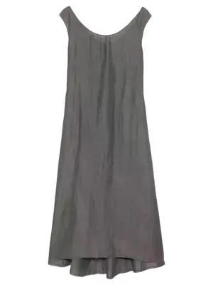 Yohji Yamamoto 2010s Sleeveless A-line Dress - Grey