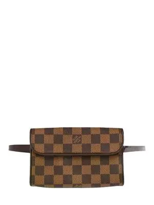 LOUIS VUITTON 2002 Pochette Florentine Belt Bag - Brown