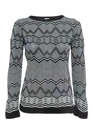 Missoni Zigzag-woven Top - Black