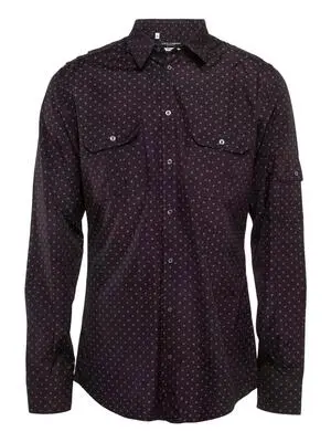 Dolce & Gabbana Polka-dot Cotton Shirt - Purple