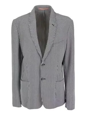 MASSIMO REBECCHI Striped Two-Button Jacket