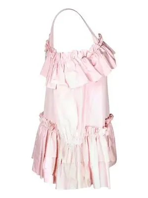 Alexander McQueen Asymmetric Ruffled Top - Pink