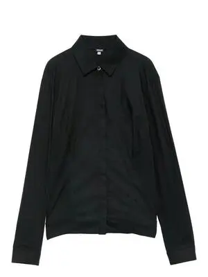 Versace 2000s Poplin Shirt - Black