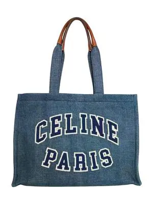 Celine Cabas Denim Tote Bag - Blue