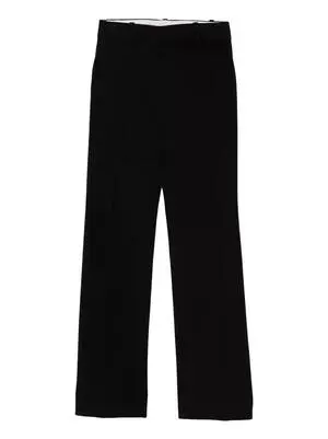 LOUIS VUITTON 2000s Wool Trousers - Black