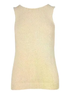 Theory Sleeveless Cotton Top - Neutrals