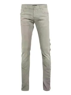 Prada Regular-fit Cotton Trousers - Grey