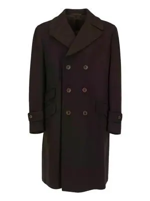 ROMEO GIGLI 1990s Double-breasted Coat - Brown