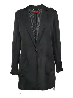 MAX&CO. Crepe Buttoned Jacket - Black