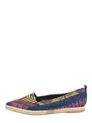 NICHOLAS KIRKWOOD Pointed Toe Embroidered Espadrilles - Blue