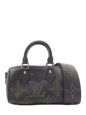 LOUIS VUITTON 2021 Nano Speedy Handbag - Black