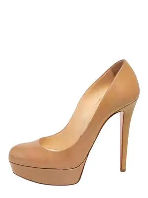 CHRISTIAN LOUBOUTIN 130mm Bianca Platform Pumps - Brown