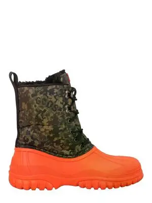 GCDS Camouflage-Pattern Ankle Boots