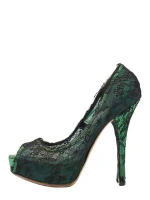 Dolce & Gabbana Laced Heeled Pumps - Black