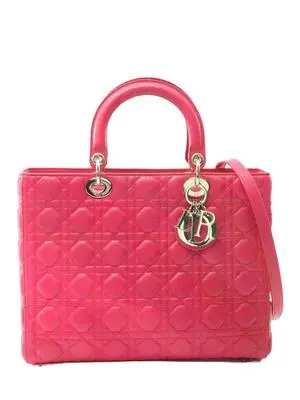 Dior Pre-owned 2010s Large Lady Handbag - Pink