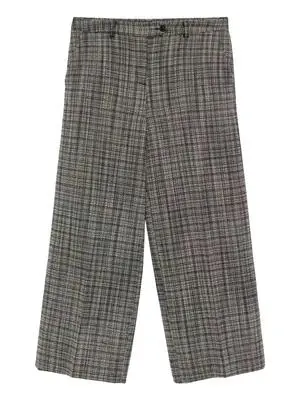 Dior 2010s Tweed Trousers - Black