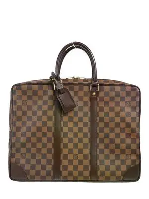 LOUIS VUITTON 2005 Voyage Briefcase - Brown