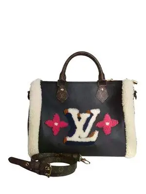 LOUIS VUITTON Teddy Speedy 30 Tote Bag - Black