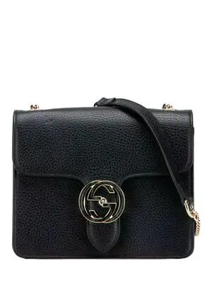 Gucci Interlocking G Crossbody Bag - Black