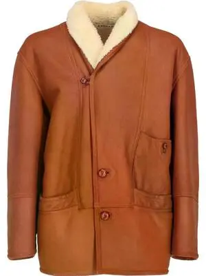 A.N.G.E.L.O. VINTAGE CULT 1980s Shearling Coat - Brown