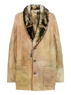A.N.G.E.L.O. VINTAGE CULT 1980s Shearling Coat - Neutrals