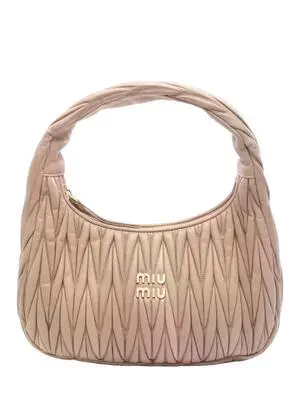 Miu Miu Matelassé Mew Wonder Handbag - Pink