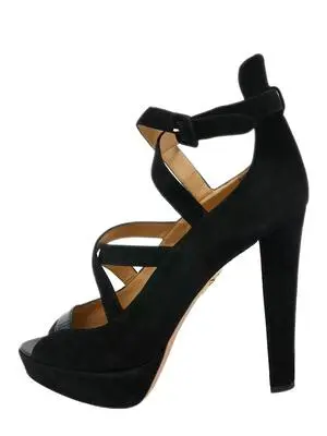 CHARLOTTE OLYMPIA 140mm Gladys Sandals - Black