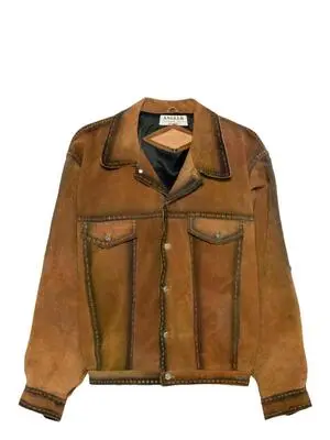 A.N.G.E.L.O. VINTAGE CULT 2000s Suede Jacket - Brown