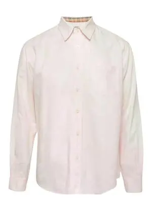 Burberry 2024 Linen Pocket Shirt - Pink