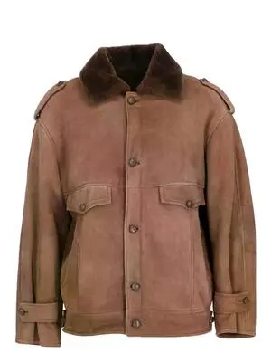 A.N.G.E.L.O. VINTAGE CULT 1980s Shearling Coat - Brown