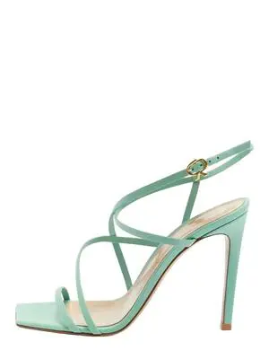 GIANVITO ROSSI 110mm Manilla Strappy Sandals - Green