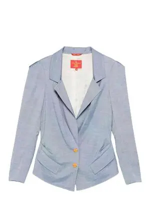 VIVIENNE WESTWOOD 1990s Single-breasted Blazer - Blue
